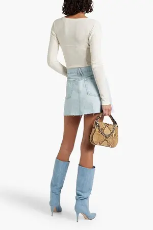 SLVRLAKE Flame Denim Mini Skirt