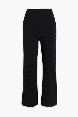 GANNI Cloqué Straight-leg Pants