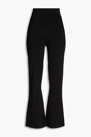 Nanushka Striped Kick-flare Knit Pants