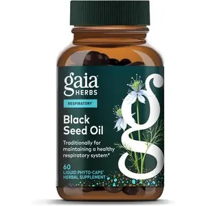 GAIA HERBS Black Seed Oil 60 Capsules - One-color