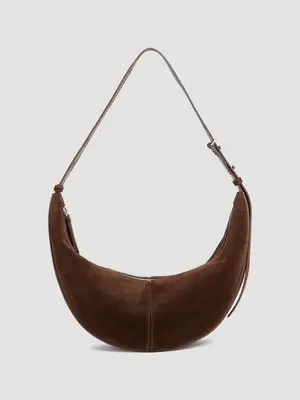 Proenza Schouler Slide Suede Bag - Chocolate