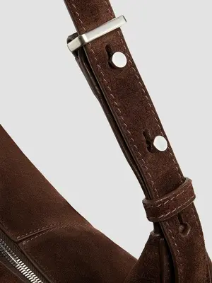 Proenza Schouler Slide Suede Bag - Chocolate