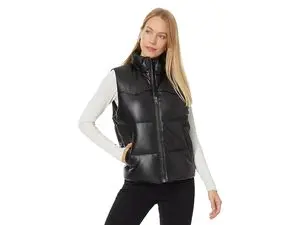 LEVI'S Faux Leather Puffer Vest