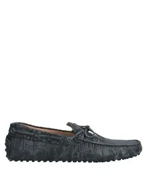 TOD'S Leather Loafers - Grey