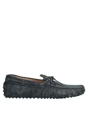 TOD'S Leather Loafers - Grey