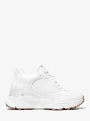 Michael Kors Katrina Mixed-media Trainer