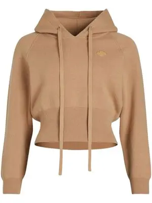 PATOU Knitted Hoodie - Brown
