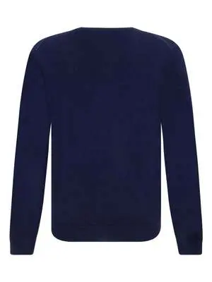 CRUCIANI V-neck Jumper - Blue