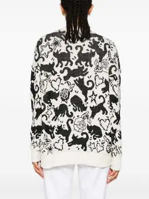 TWINSET Patterned Jacquard Sweater