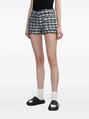 IRO PARIS Tyana Lurex Tweed Mini Shorts