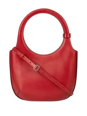 COURREGES Holy Leather Tote Bag - Red