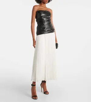 Simkhai Arie Strapless Midi Dress