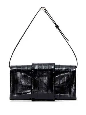 Proenza Schouler Leather Flip Shoulder Bag - Black