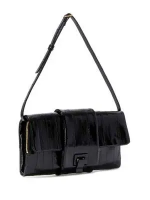 Proenza Schouler Leather Flip Shoulder Bag - Black