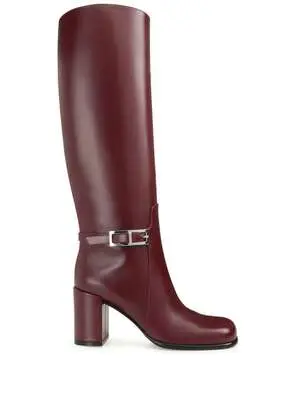 Sergio Rossi Silver Tone Boots For Women