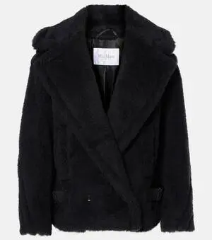 Max Mara Radice Teddy Jacket - Black