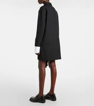 Plan C Wool Blend Minidress