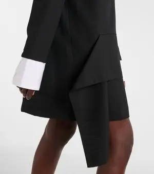 Plan C Wool Blend Minidress
