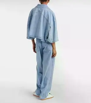 Bottega Veneta Cropped Denim Shirt