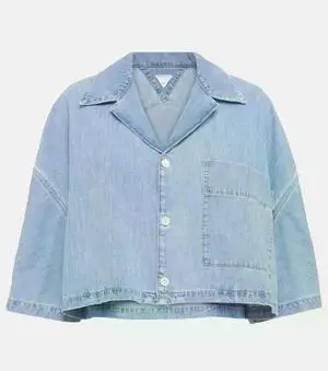 Bottega Veneta Cropped Denim Shirt