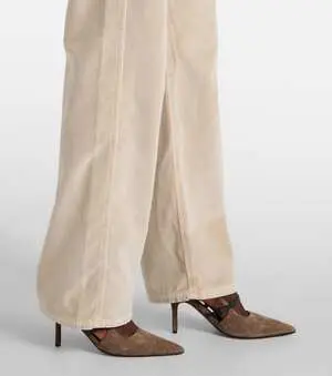 Brunello Cucinelli Wide-leg Cotton Pants