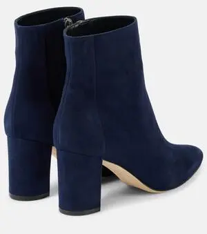 Manolo Blahnik Rosie Suede Ankle Boots