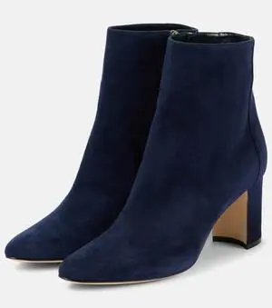 Manolo Blahnik Rosie Suede Ankle Boots