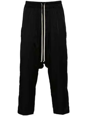 Rick Owens Drop-crotch Trousers - Black