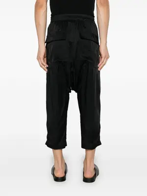 Rick Owens Drop-crotch Trousers - Black