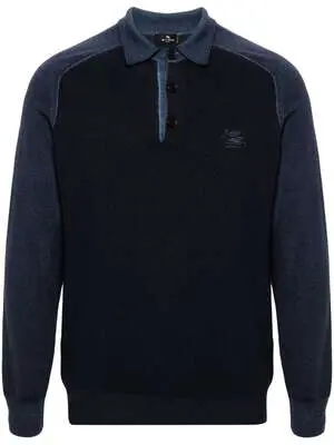 Etro Pegaso-embroidered Wool Sweater