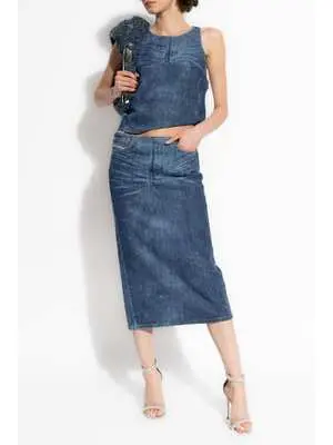 DIESEL® De-pra-s3 Midi Skirt