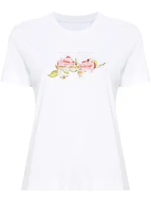 Givenchy 4g Lace T-shirt - White