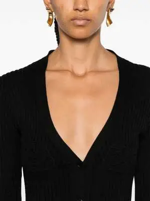 Magda Butrym Crochet Bra Detail Knit Dress