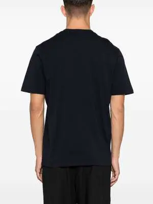 C.P. COMPANY Logo-embroidered T-shirt - Blue