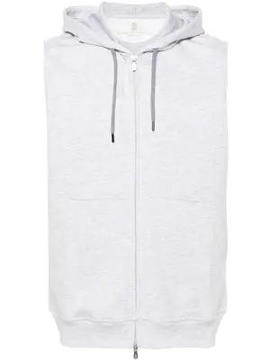 Brunello Cucinelli Straight Hem Vests For Men