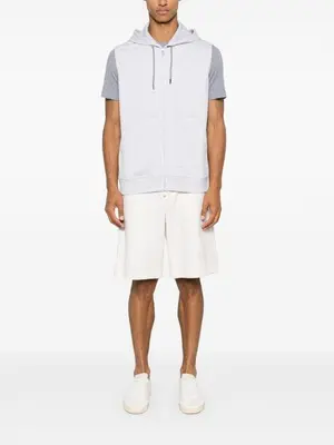 Brunello Cucinelli Zip-up Hoodie - Grey