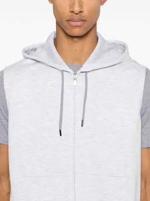Brunello Cucinelli Zip-up Hoodie - Grey