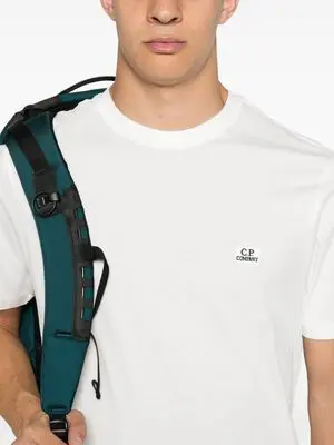 C.P. COMPANY Logo-embroidered T-shirt