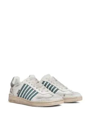 Dsquared2 Distressed Boxer Low-top Sneakers - White