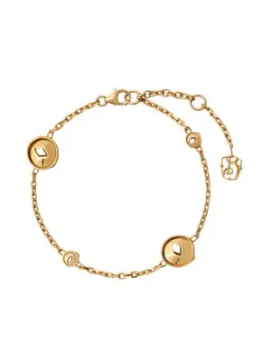 Burberry Charm Detail Bracelet - Gold