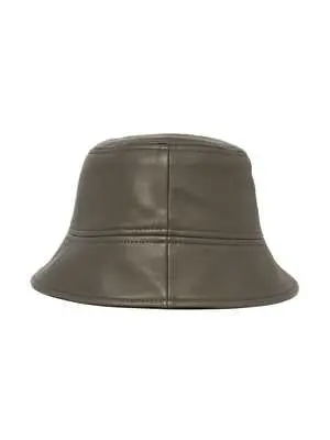 YVES SALOMON Leather Bucket Hat