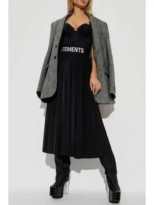 Vetements Logo-jacquard Top