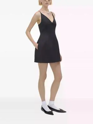 Marc Jacobs Satin Bow Mini Dress - Black