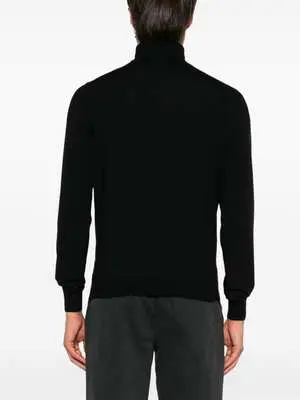 Tagliatore Virgin Wool Sweater - Black