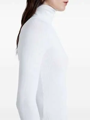 Proenza Schouler Ribbed Knit Jumper - White