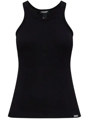 Dsquared2 Logo-appliqué Tank Top - Black