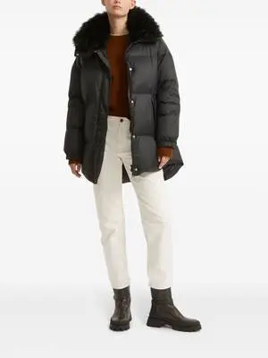 YVES SALOMON Padded Coat - Black