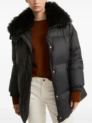 YVES SALOMON Padded Coat - Black