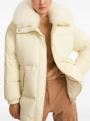 YVES SALOMON Padded Coat - Neutrals