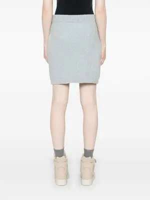 ALLUDE Marl-knit Mini Skirt